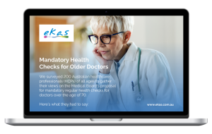Infographic: Mandatory Health Checks for Older Doctors - ekas